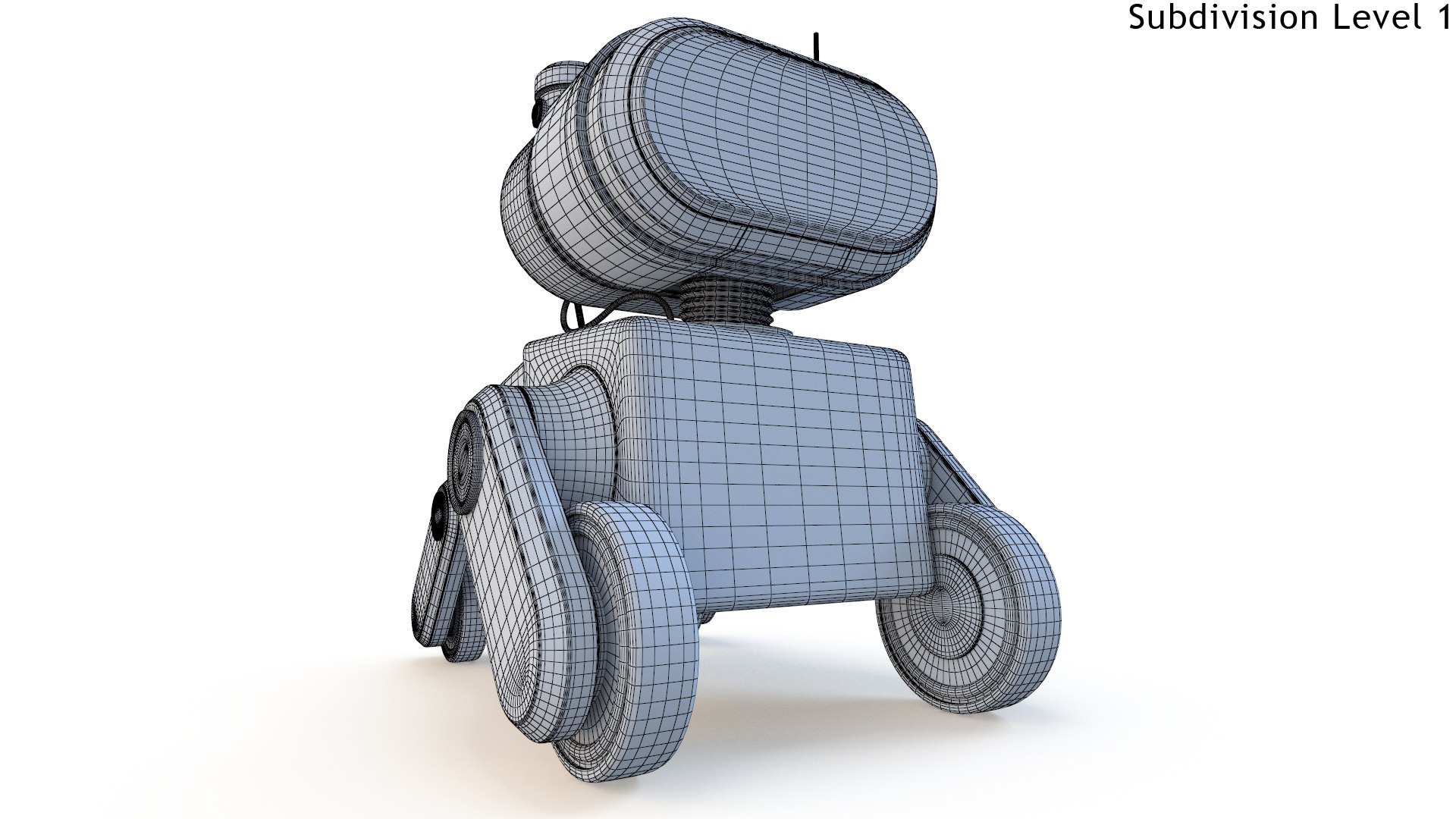 3D Model Cute Robot - TurboSquid 2211392