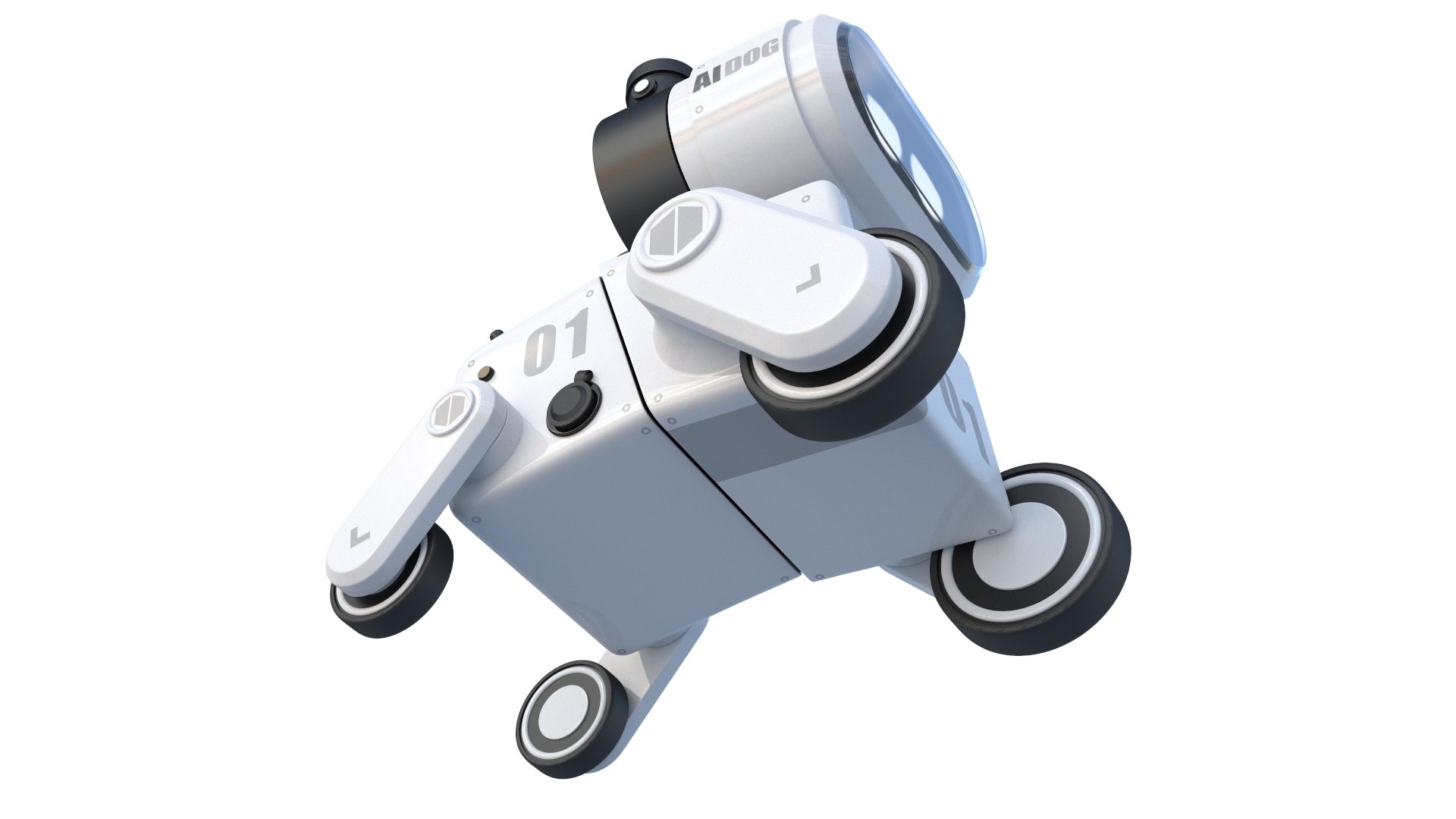 3D Model Cute Robot - TurboSquid 2211392