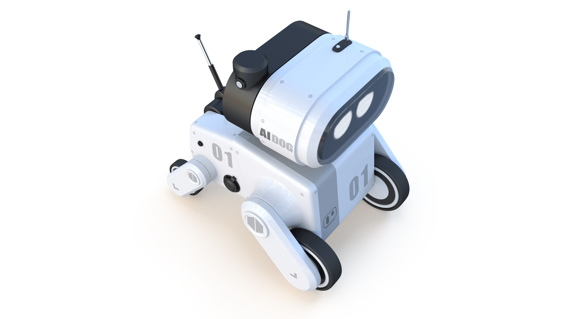 3D Model Cute Robot - TurboSquid 2211392