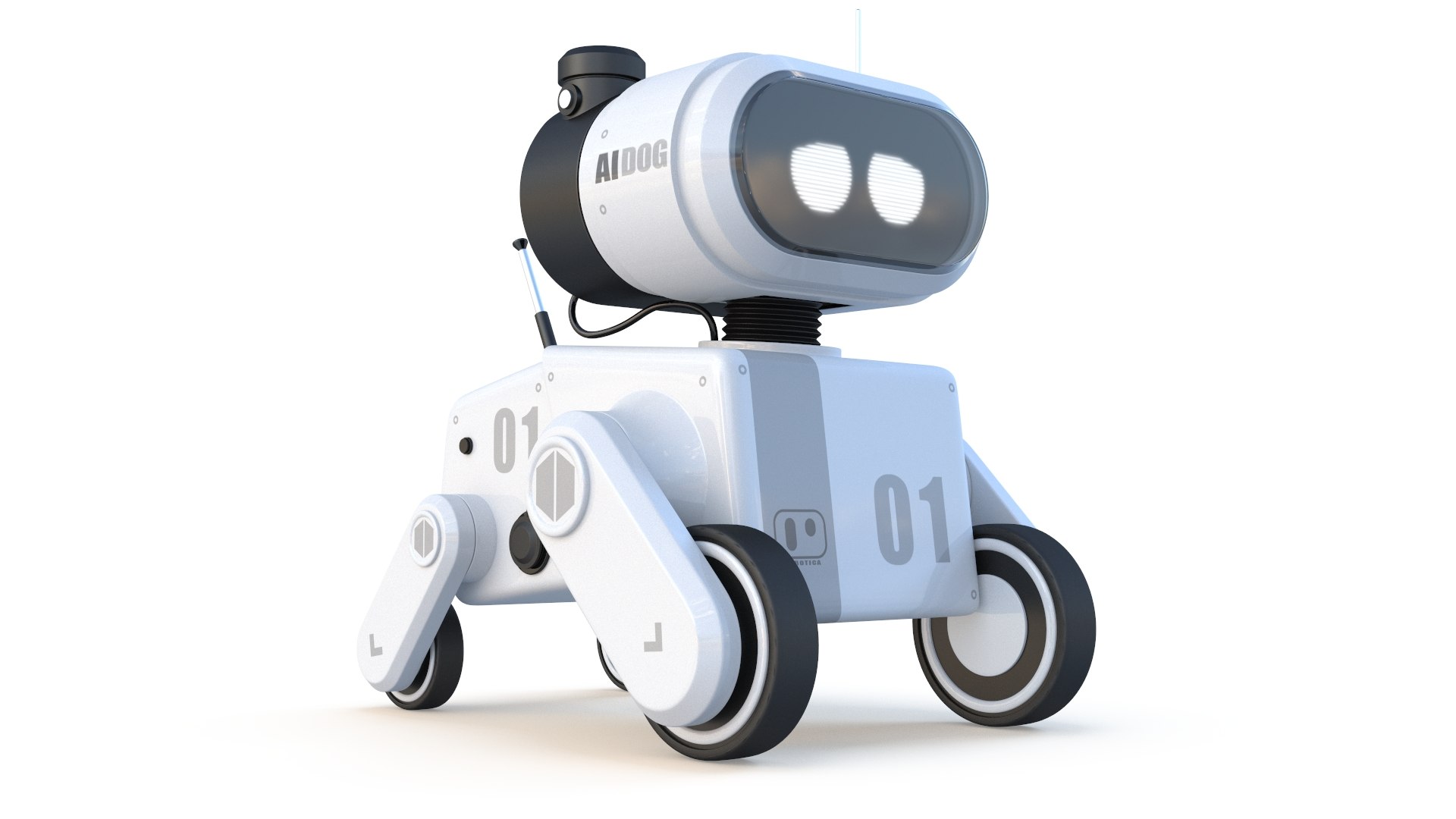 3D Model Cute Robot - TurboSquid 2211392