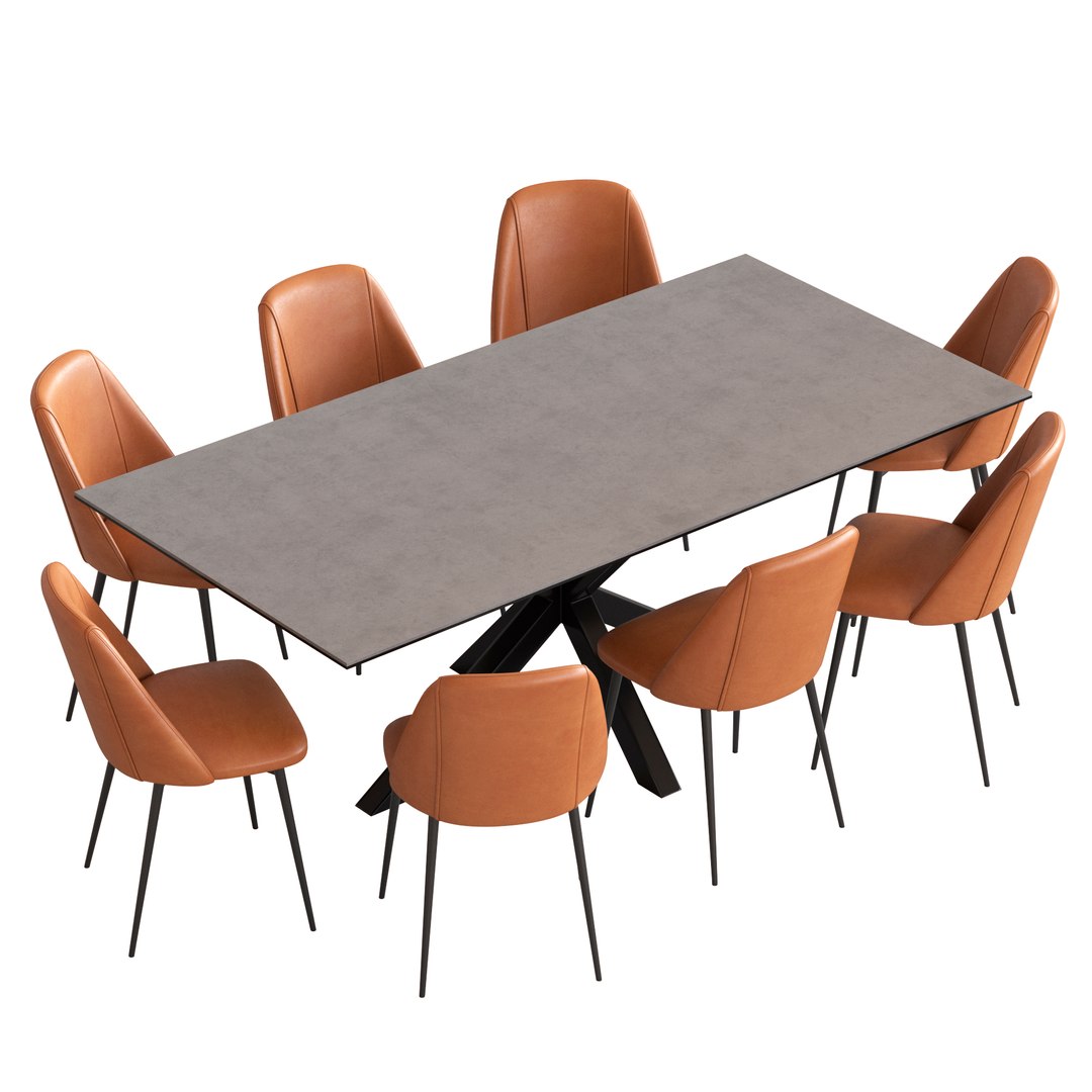 Cult Furniture Marco Chair And Heaven Table 3D Model - TurboSquid 2165906