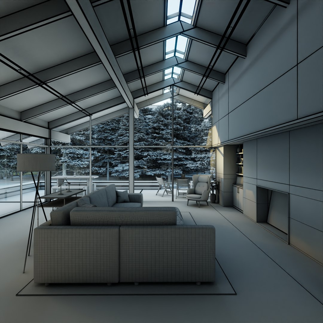 Wooden House In The Forest Model - TurboSquid 2064330