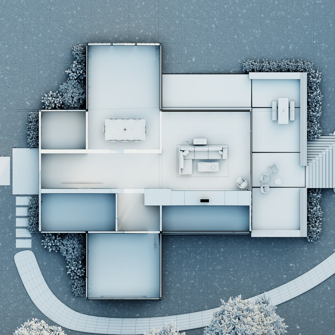 Wooden House In The Forest Model - TurboSquid 2064330