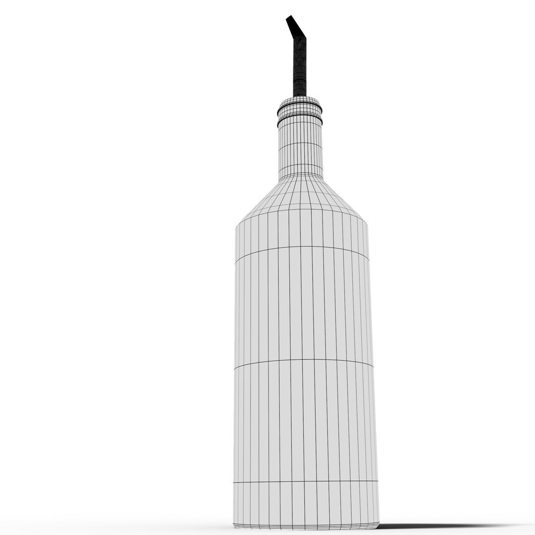 Oil Bottle 3D Model - TurboSquid 2081187