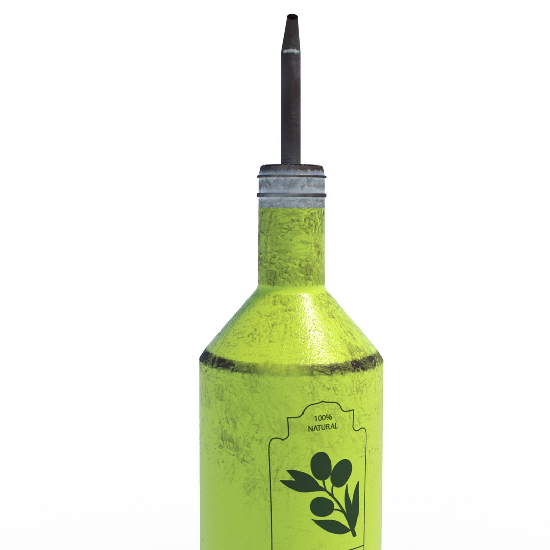 Oil Bottle 3D Model - TurboSquid 2081187