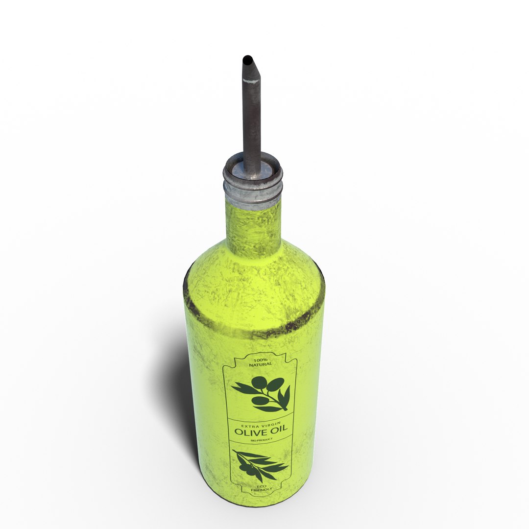 Oil Bottle 3D Model - TurboSquid 2081187