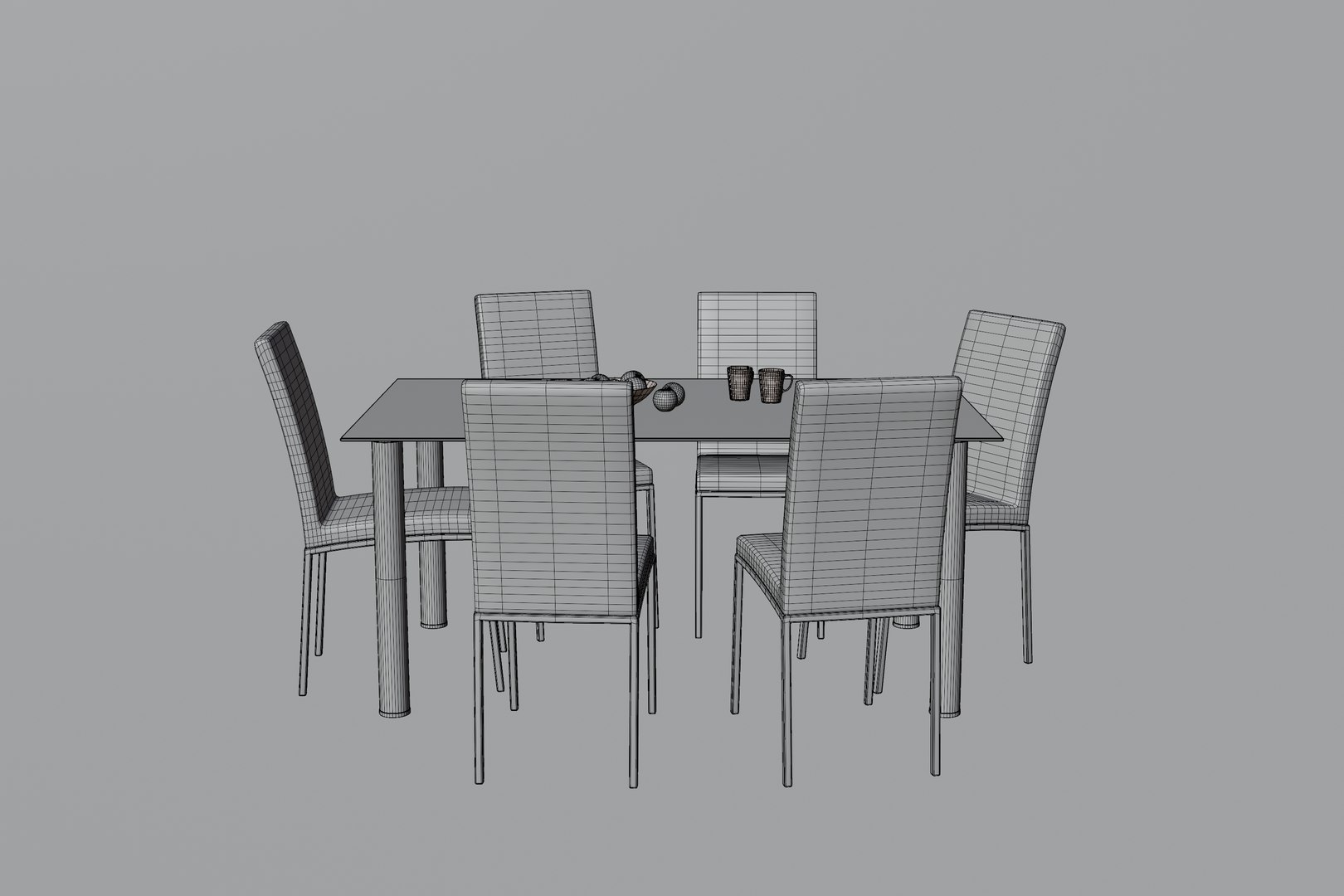 Dining Table 3D Model - TurboSquid 1853079