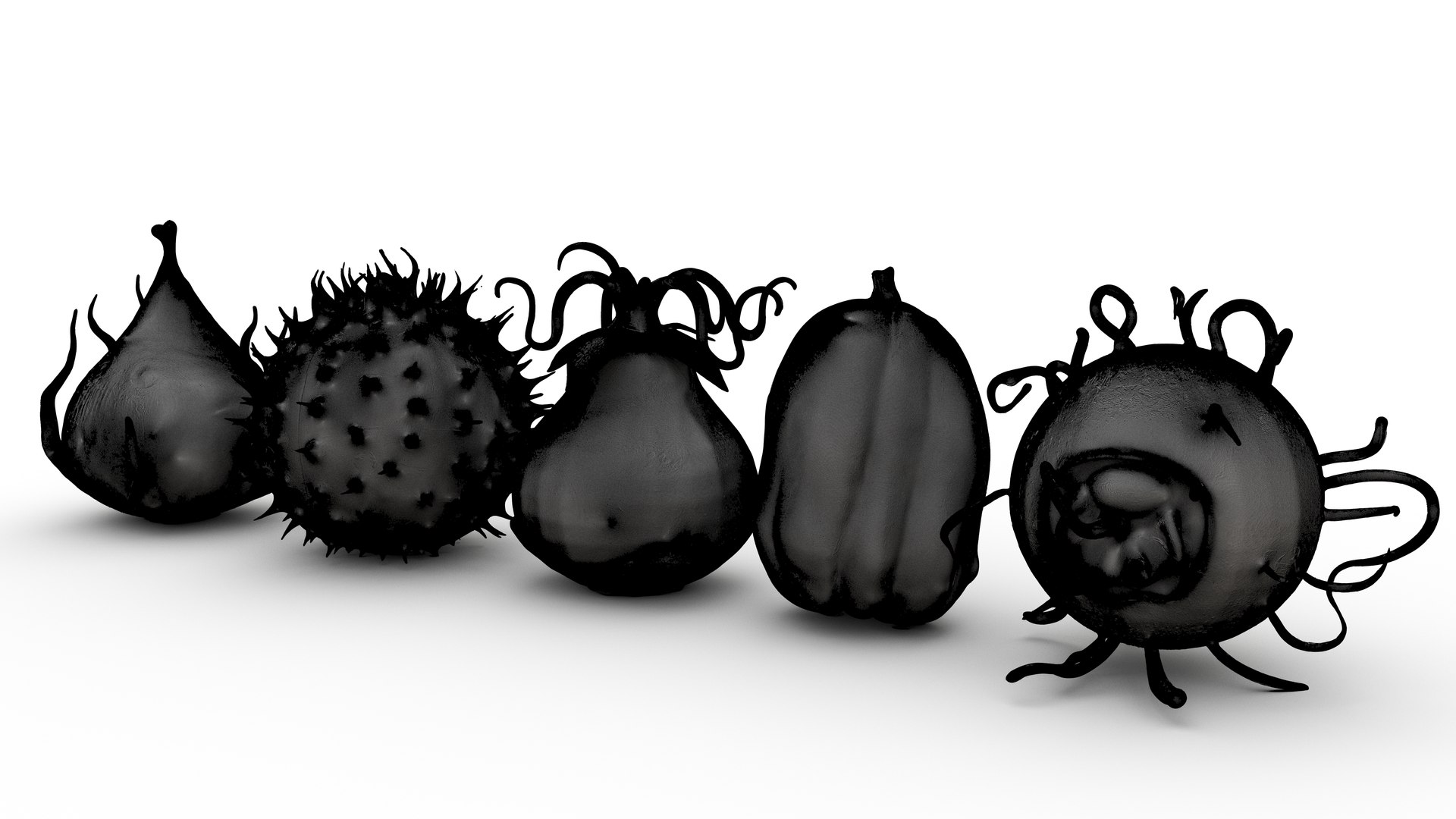 Alien Fruits 3D - TurboSquid 2318653