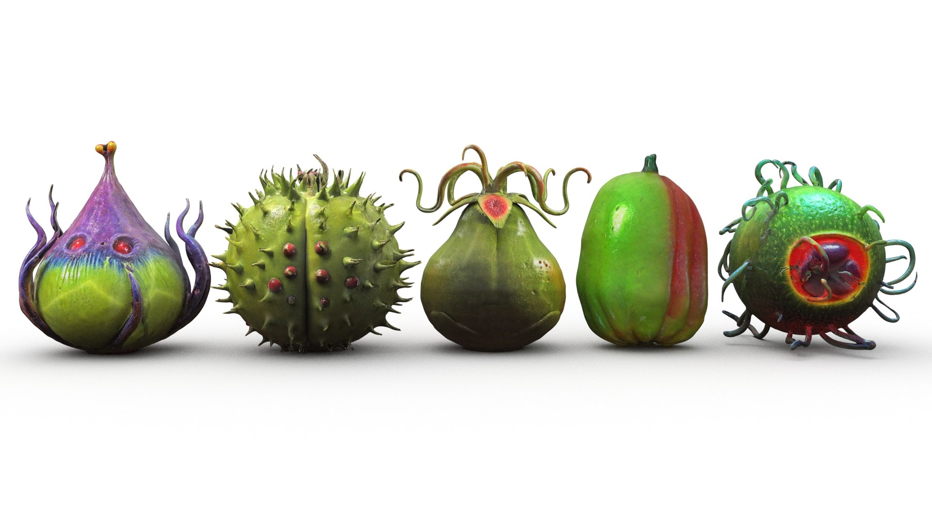Alien Fruits 3D - TurboSquid 2318653