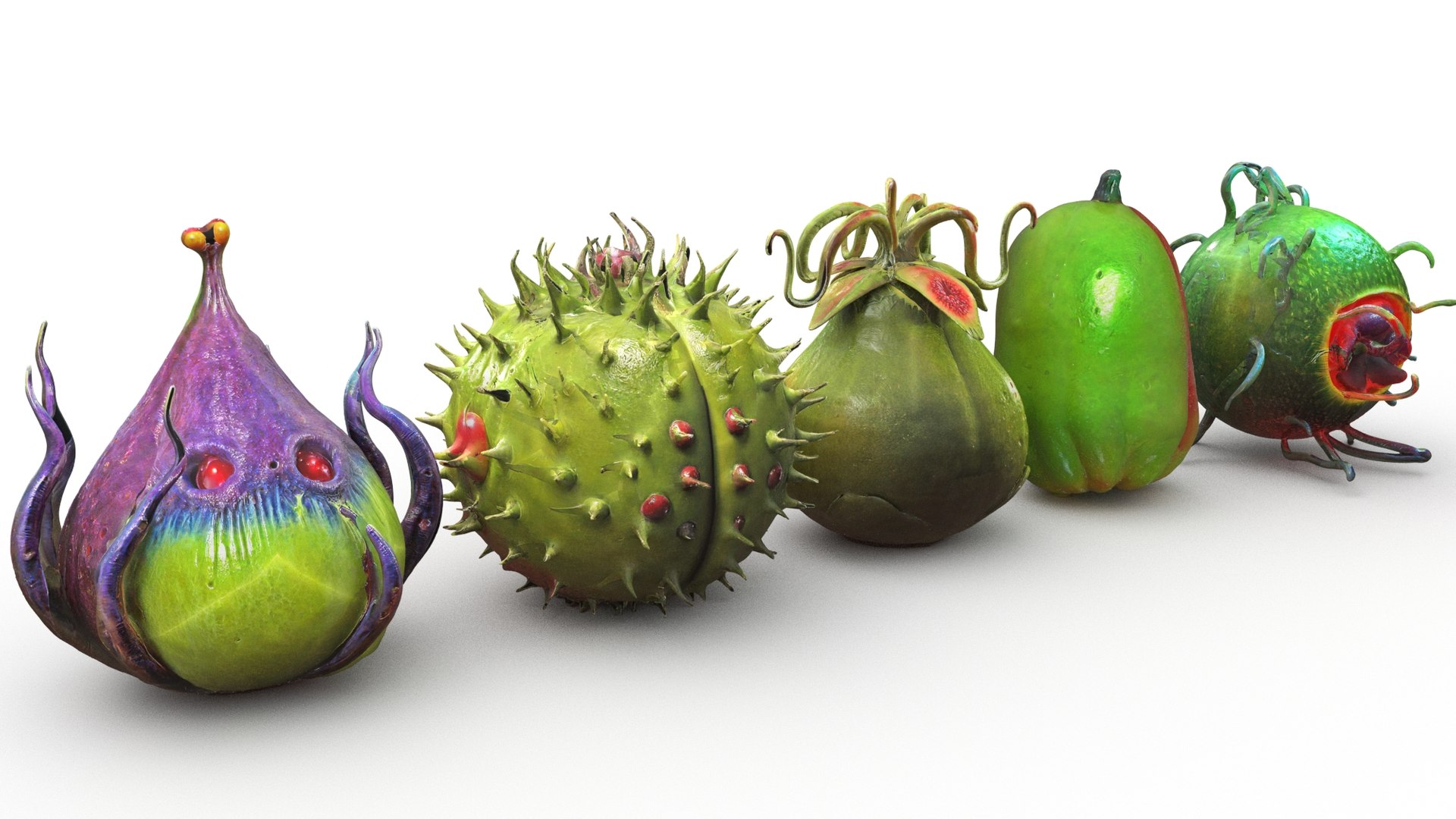 Alien Fruits 3D - TurboSquid 2318653