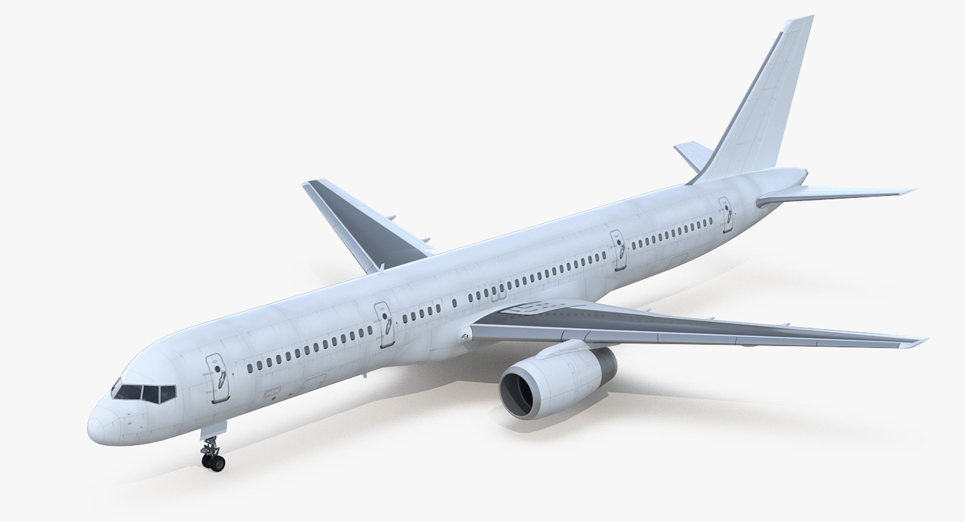 Boeing 757-200 Generic Rigged Model - TurboSquid 1232605