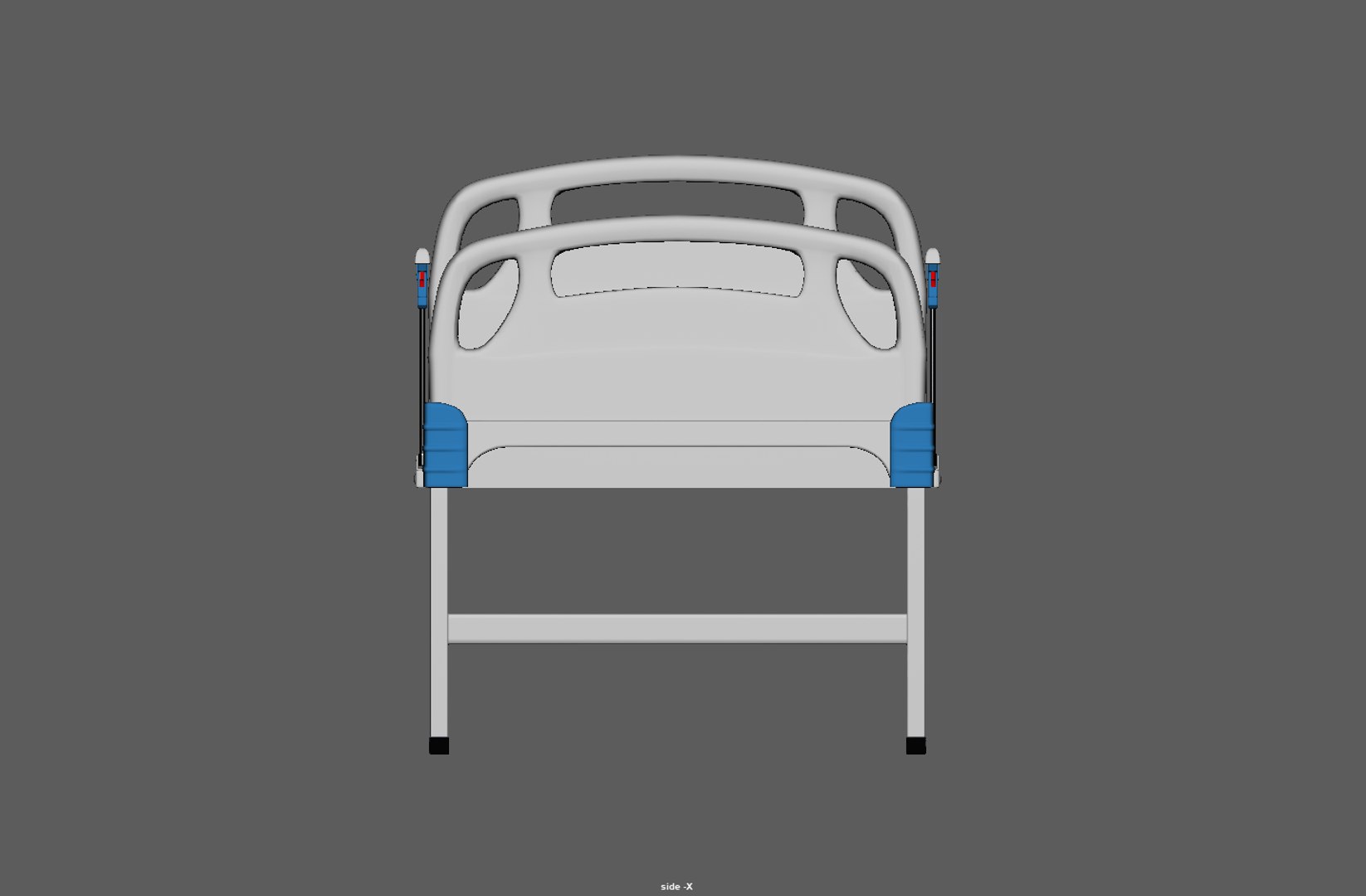 Adjustable Functional Hospital Bed 3D Model - TurboSquid 2319114