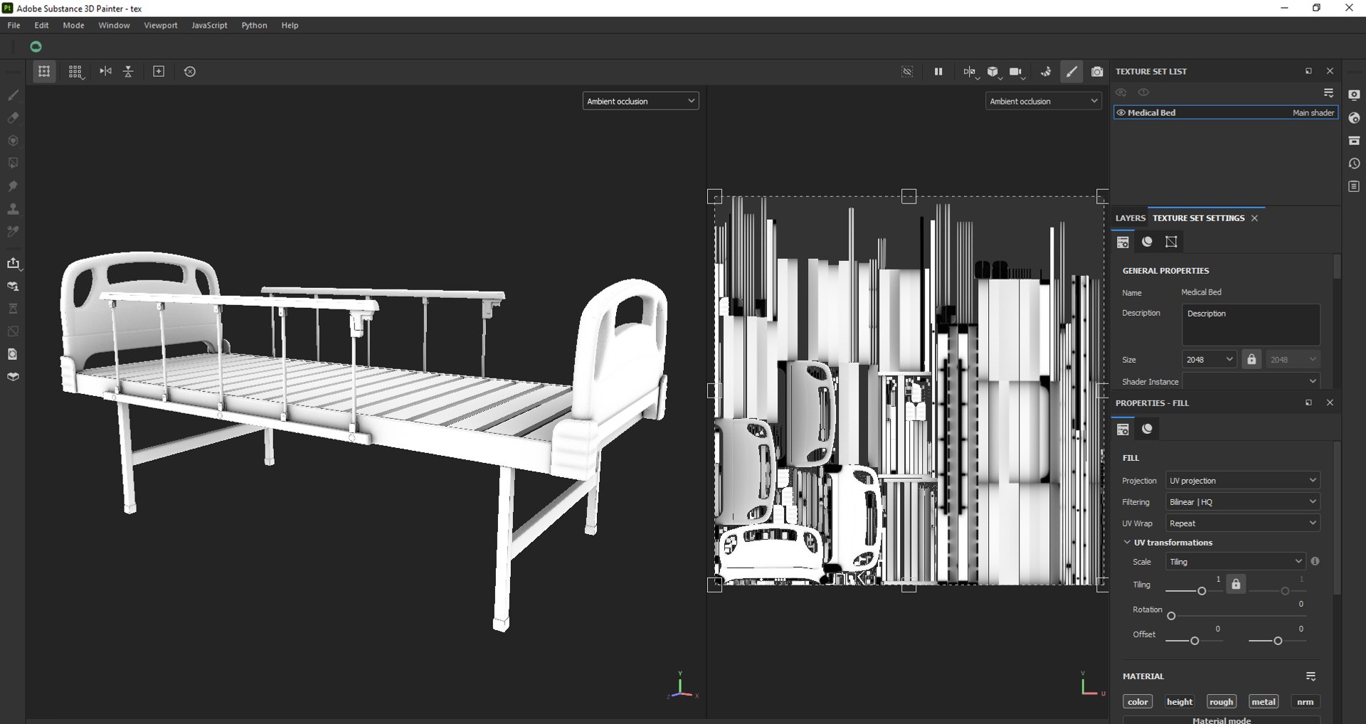 Adjustable Functional Hospital Bed 3D Model - TurboSquid 2319114