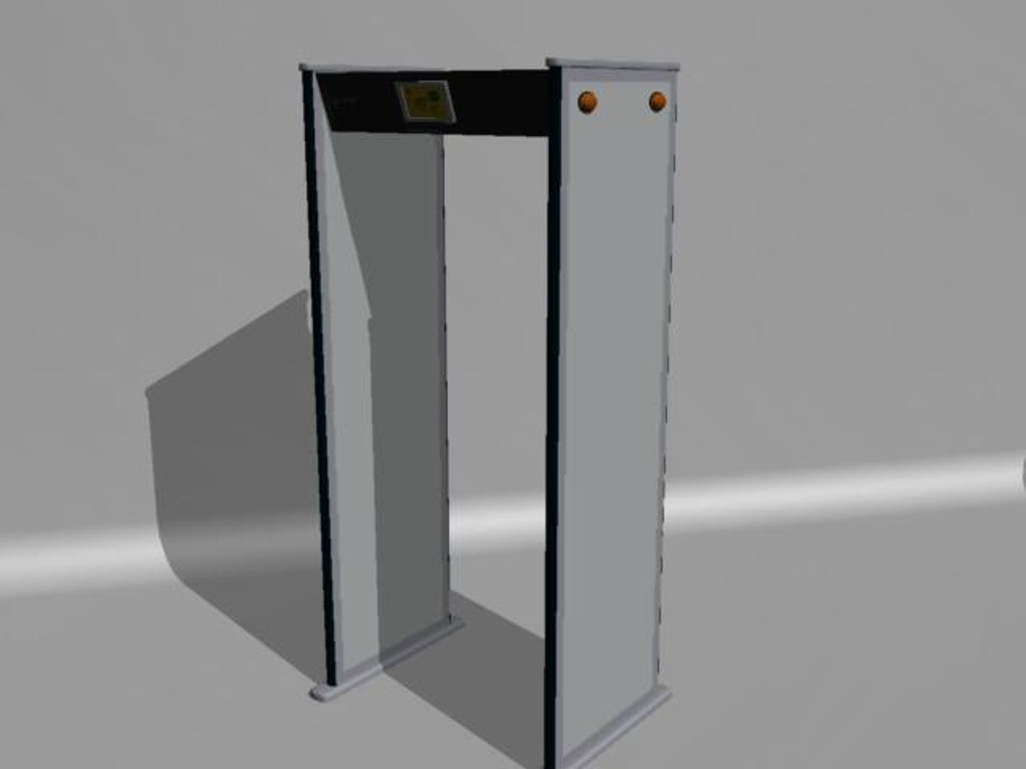 Metal Detection Gate 3d Obj