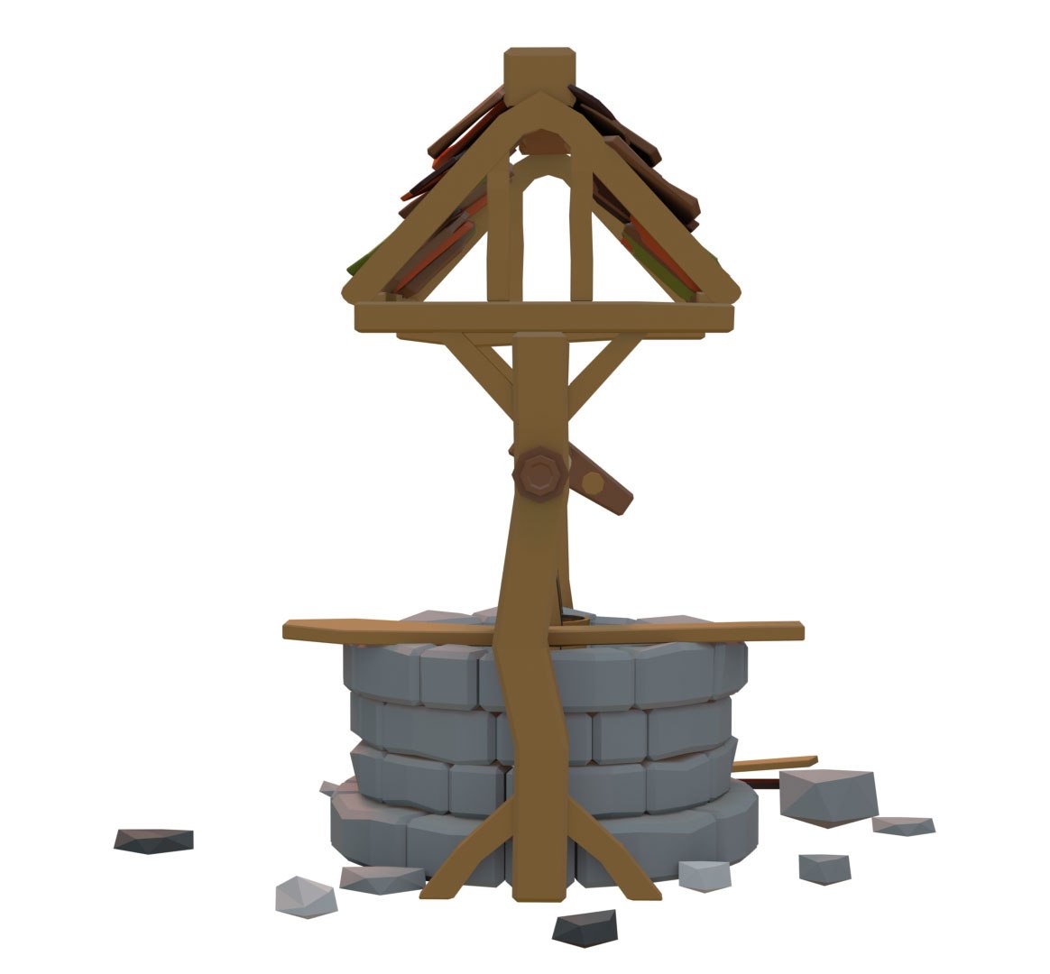 3D wells architecture structures - TurboSquid 1437836