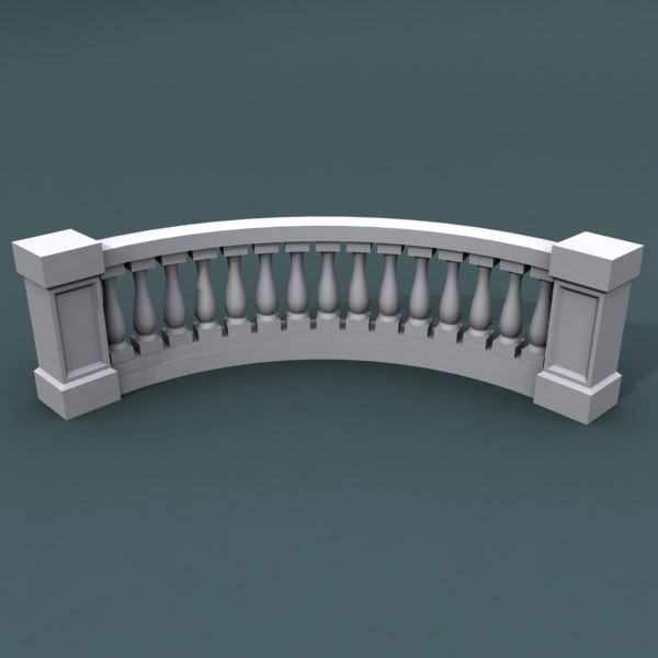 Balustrade 3D Models for Download | TurboSquid
