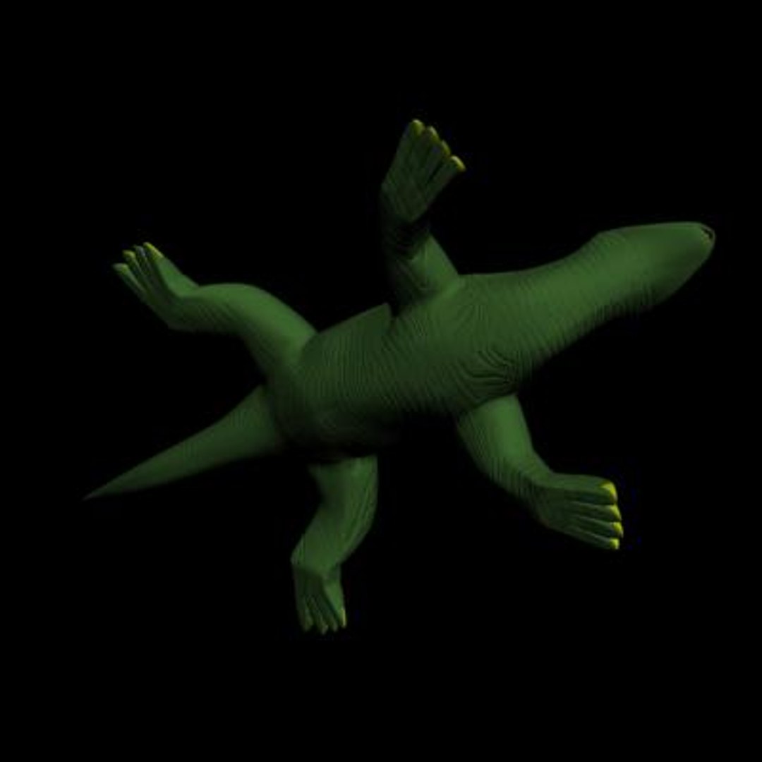 3d Dimetrodon