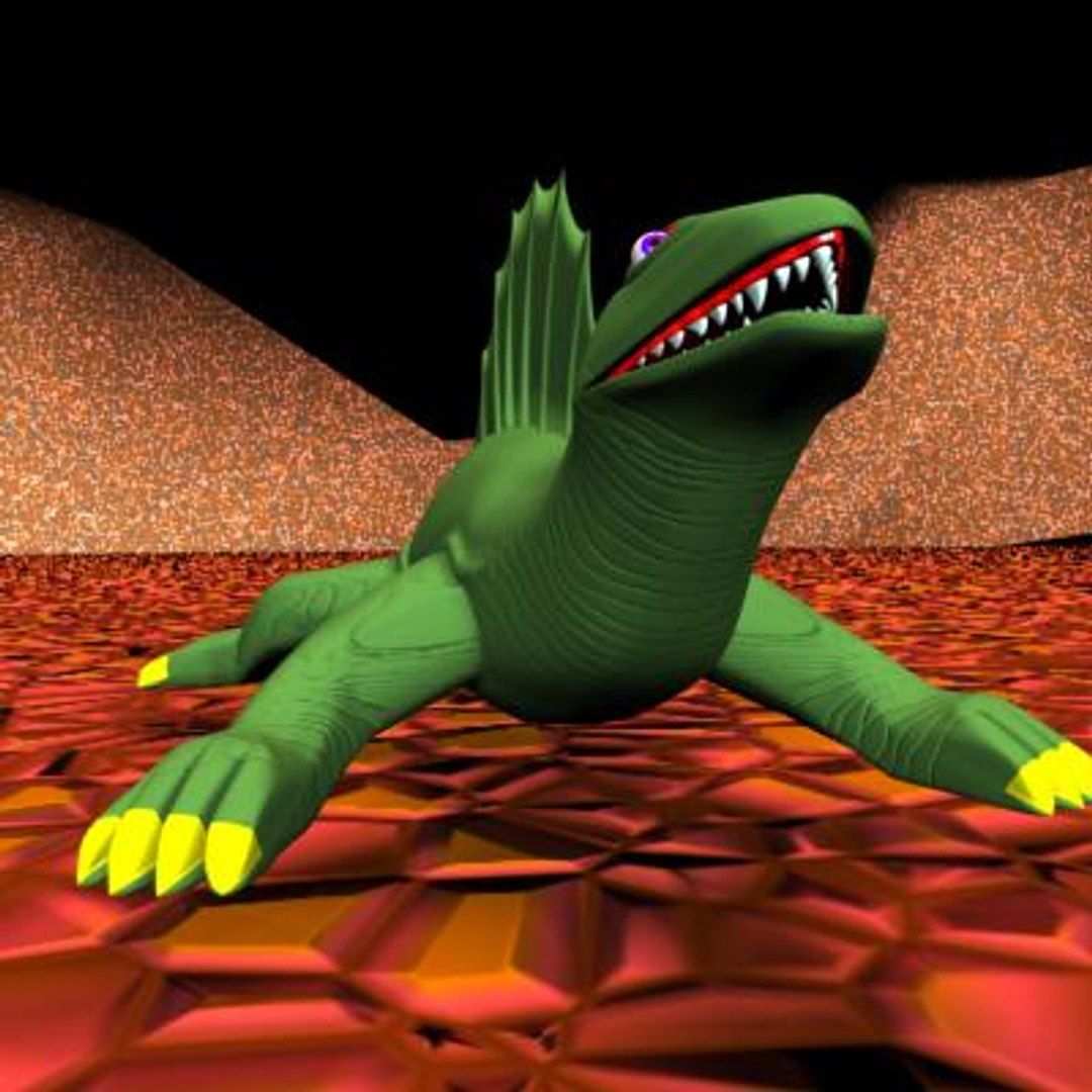 3d Dimetrodon