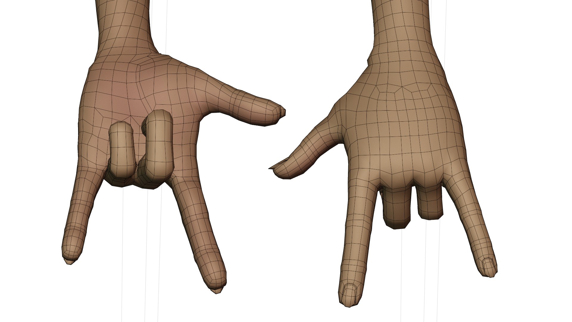 Cartoon Hand 3D - TurboSquid 1653495