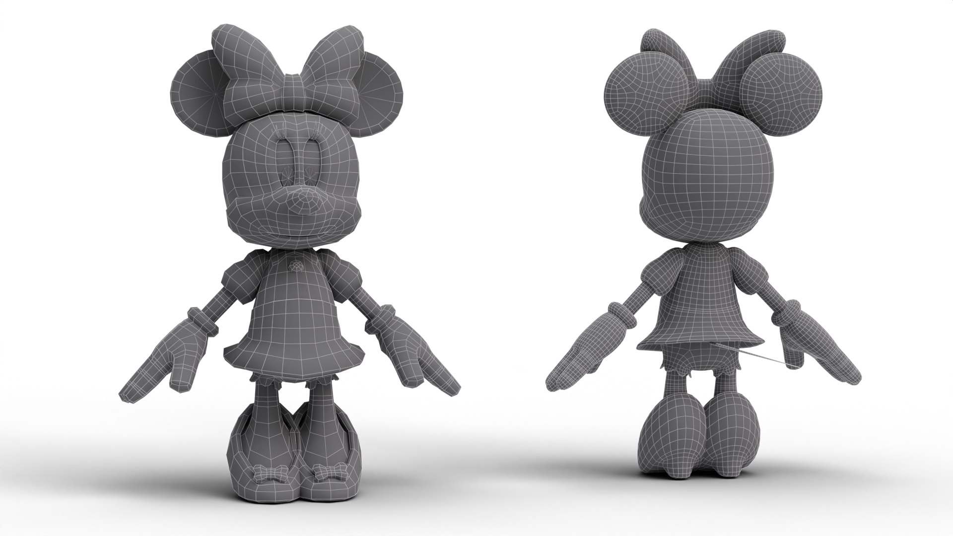 3D Minnie Mouse - TurboSquid 2448479