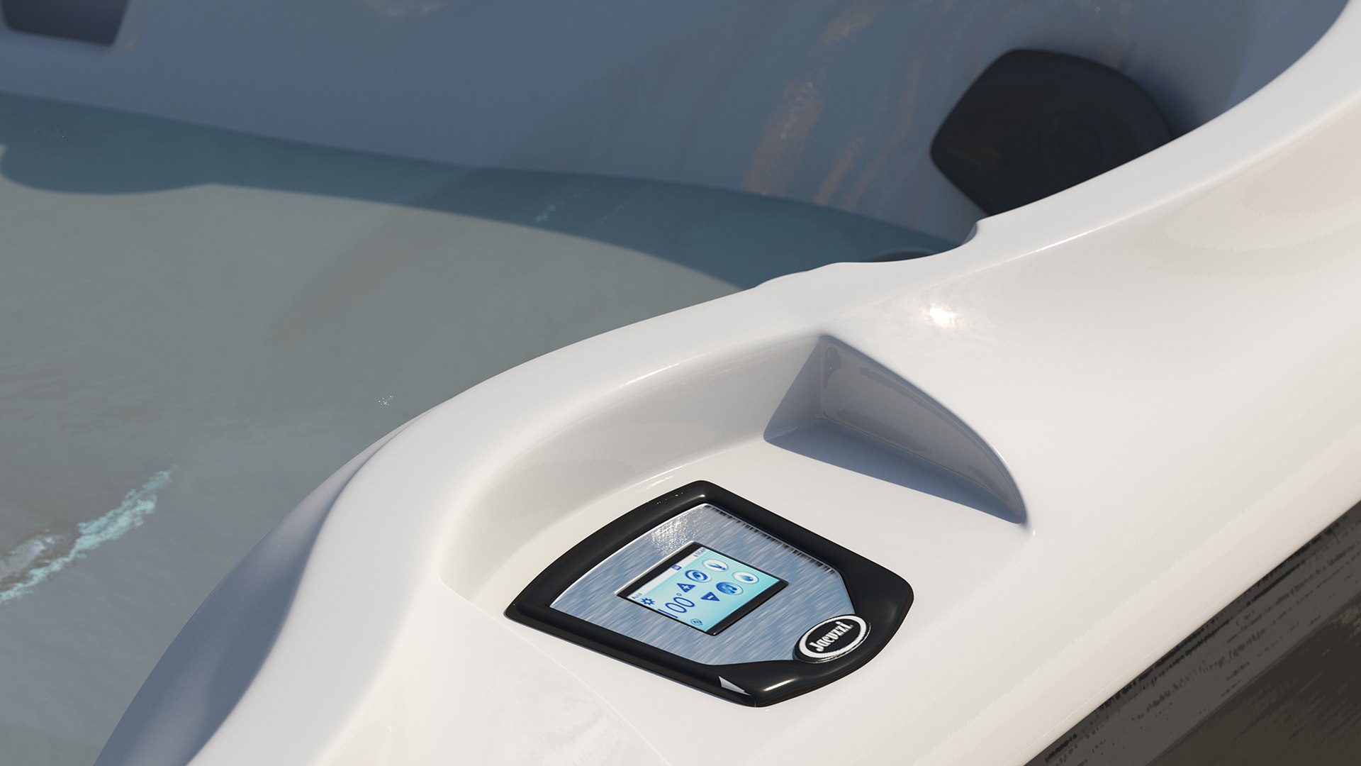 Jacuzzi J475 Spa Hot Tub Ebony With Water Model - TurboSquid 1725812