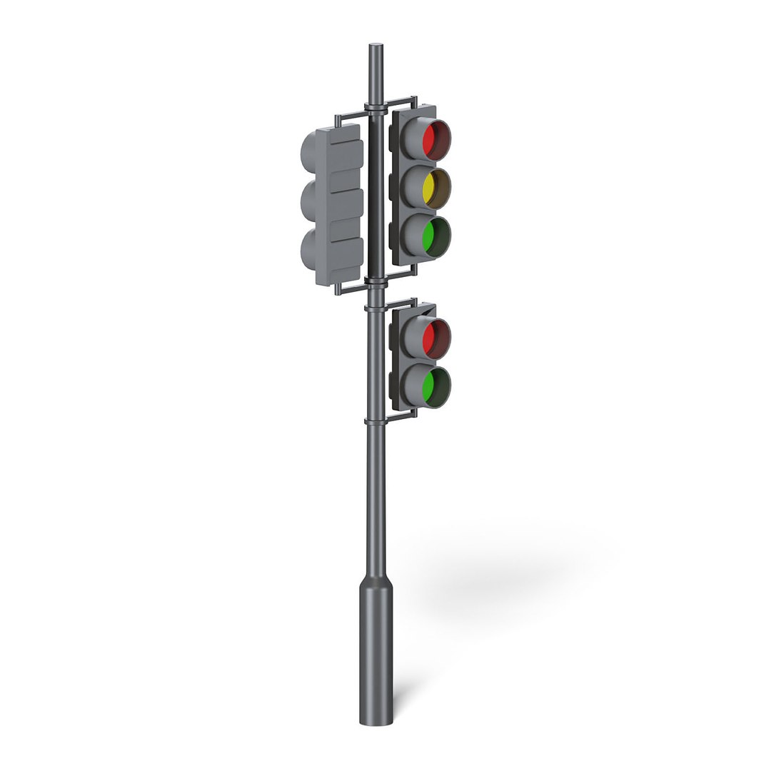 Traffic lights model - TurboSquid 1401026