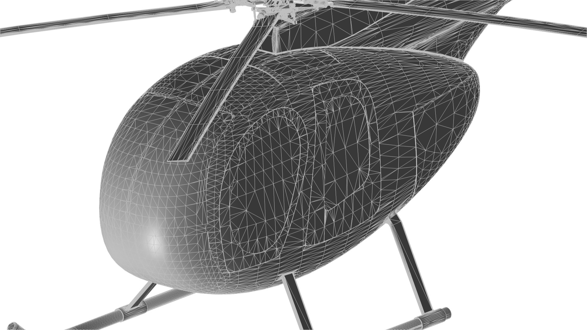 Helicopters MD 500 3D Model - TurboSquid 1987374