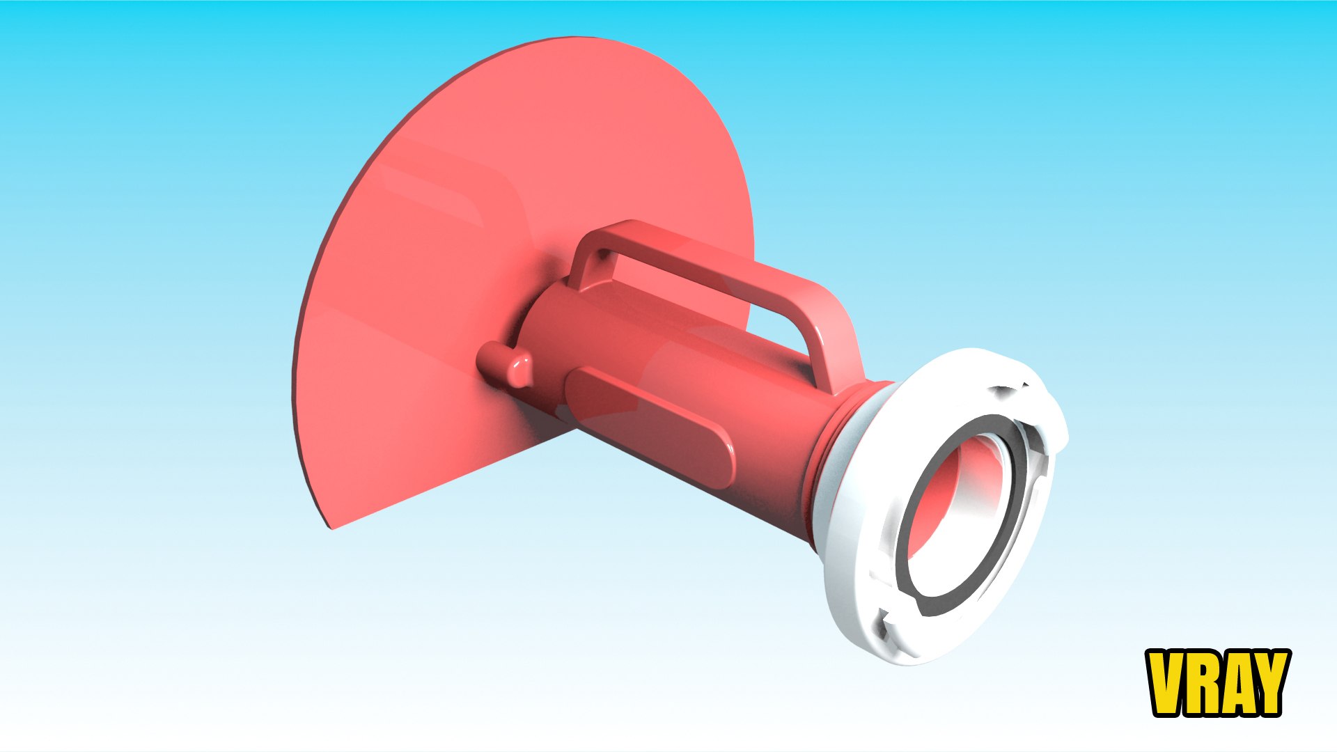 3d Model Water Shield Nozzle