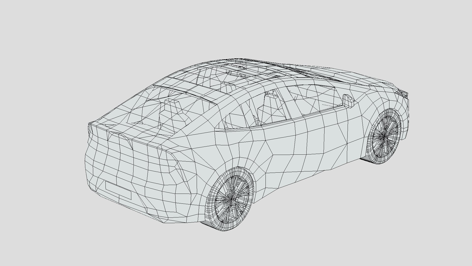 3D Low Poly Car - Toyota Prius 2023 Model - TurboSquid 2089489