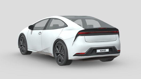 modelo 3d Coche de baja poli - Toyota Prius 2023 - TurboSquid 2089489