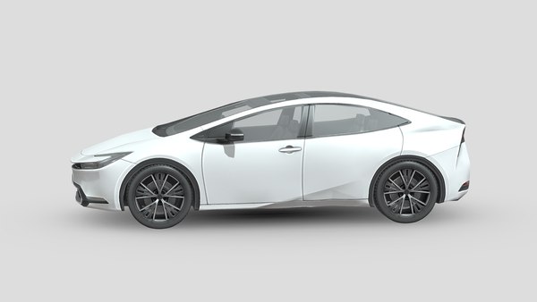modelo 3d Coche de baja poli - Toyota Prius 2023 - TurboSquid 2089489