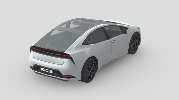 modelo 3d Coche de baja poli - Toyota Prius 2023 - TurboSquid 2089489