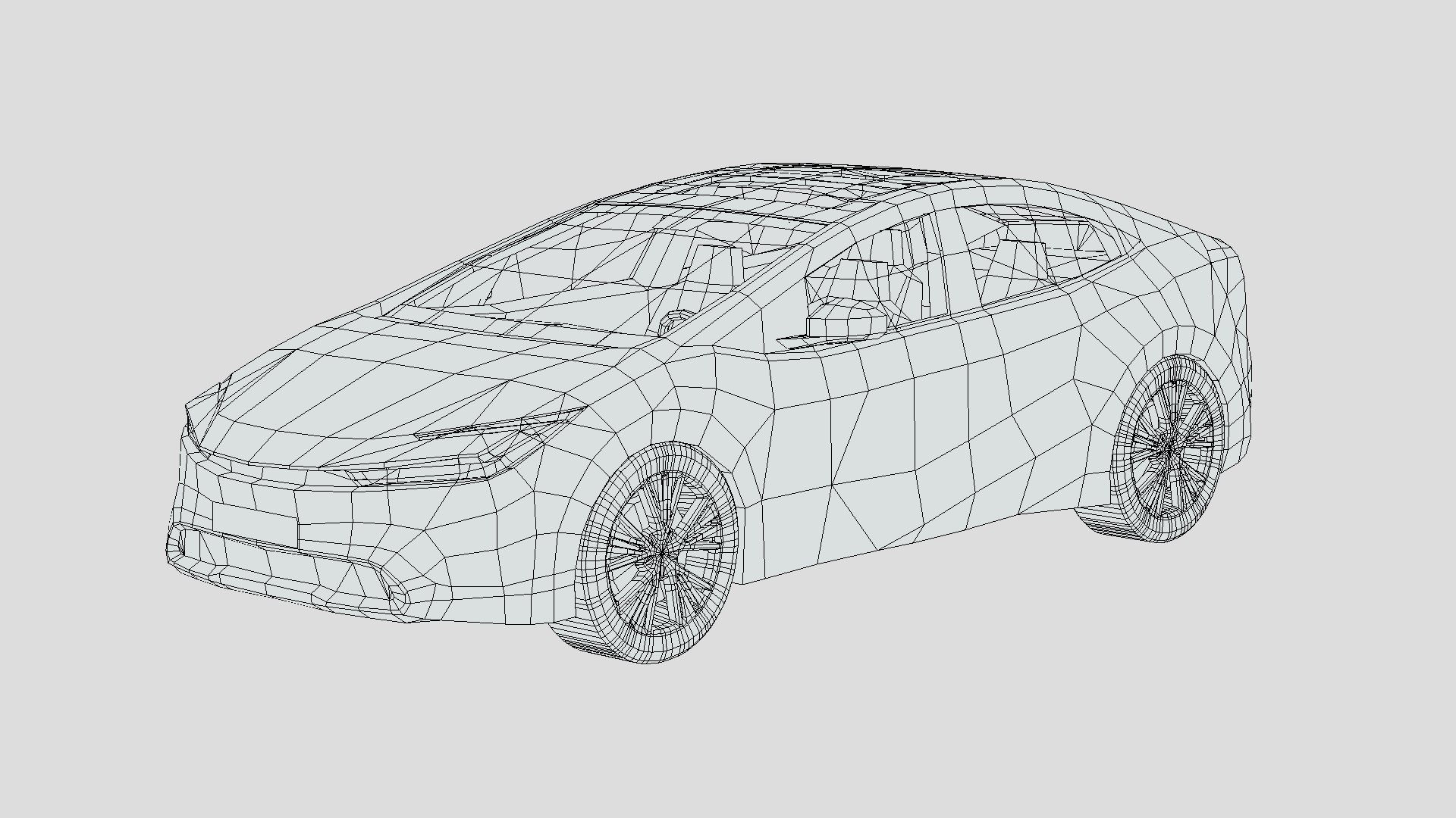 3D Low Poly Car - Toyota Prius 2023 Model - TurboSquid 2089489