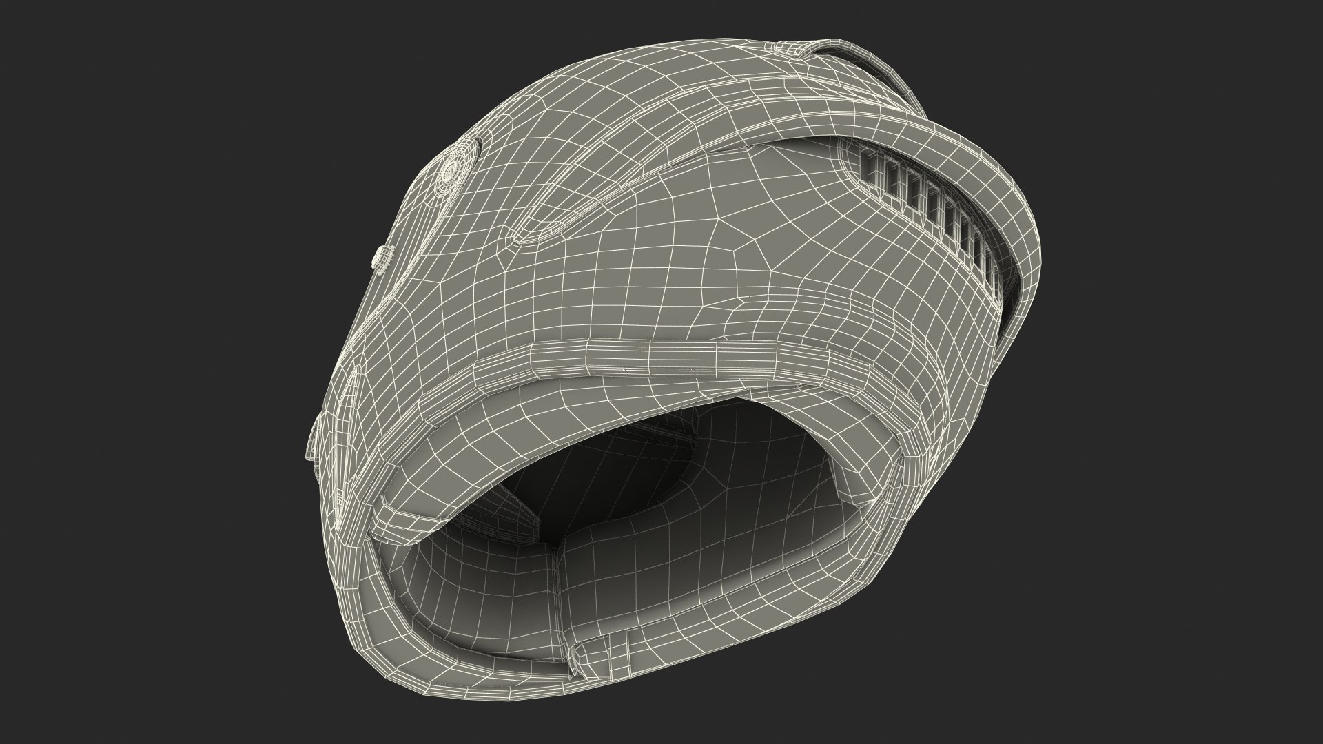 3D Racing Full Face Helmet - TurboSquid 2368211