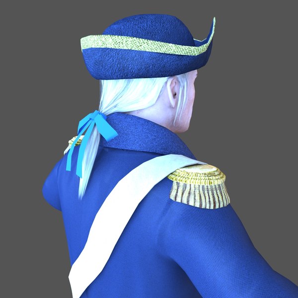 Royal navy officer 3D model - TurboSquid 1460307