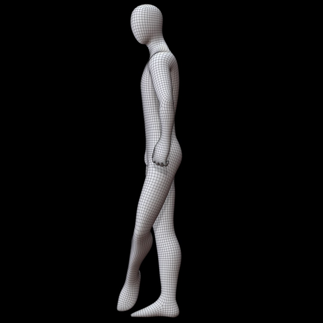 Mannequin Man Male 3D - TurboSquid 1639437