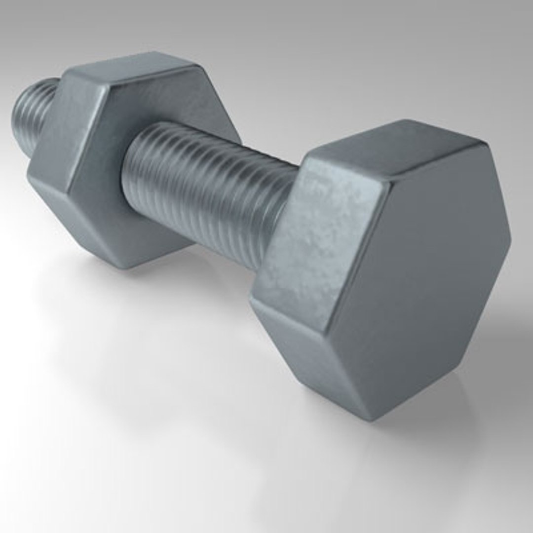 Nut Bolt 3d Lwo