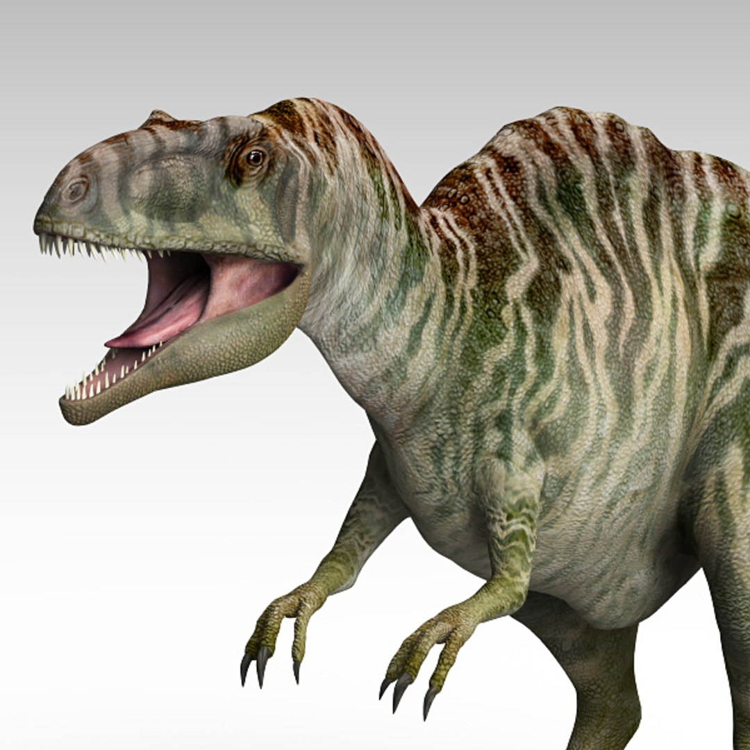 3d Model Albertosaurus Acrocanthosaurus Turbosquid 1336565