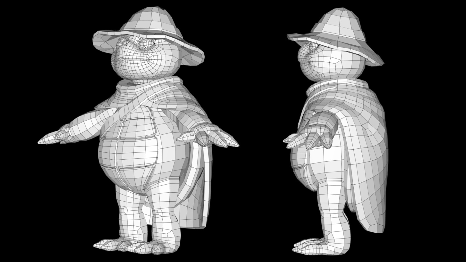 3D TURTLE 2 GAME READY CHARACTER LOW POLY RIGGED - TurboSquid 2239162