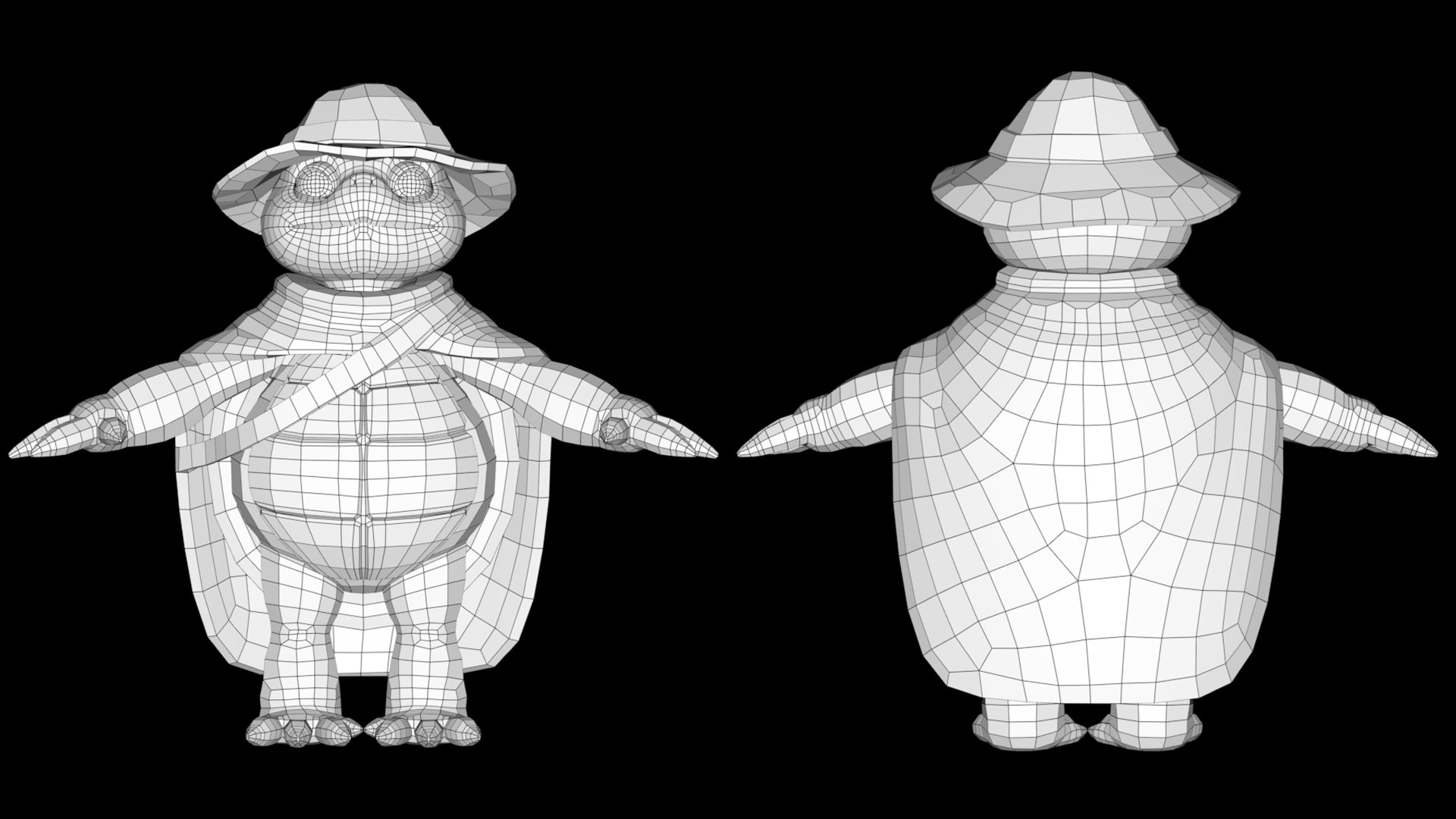 3D TURTLE 2 GAME READY CHARACTER LOW POLY RIGGED - TurboSquid 2239162