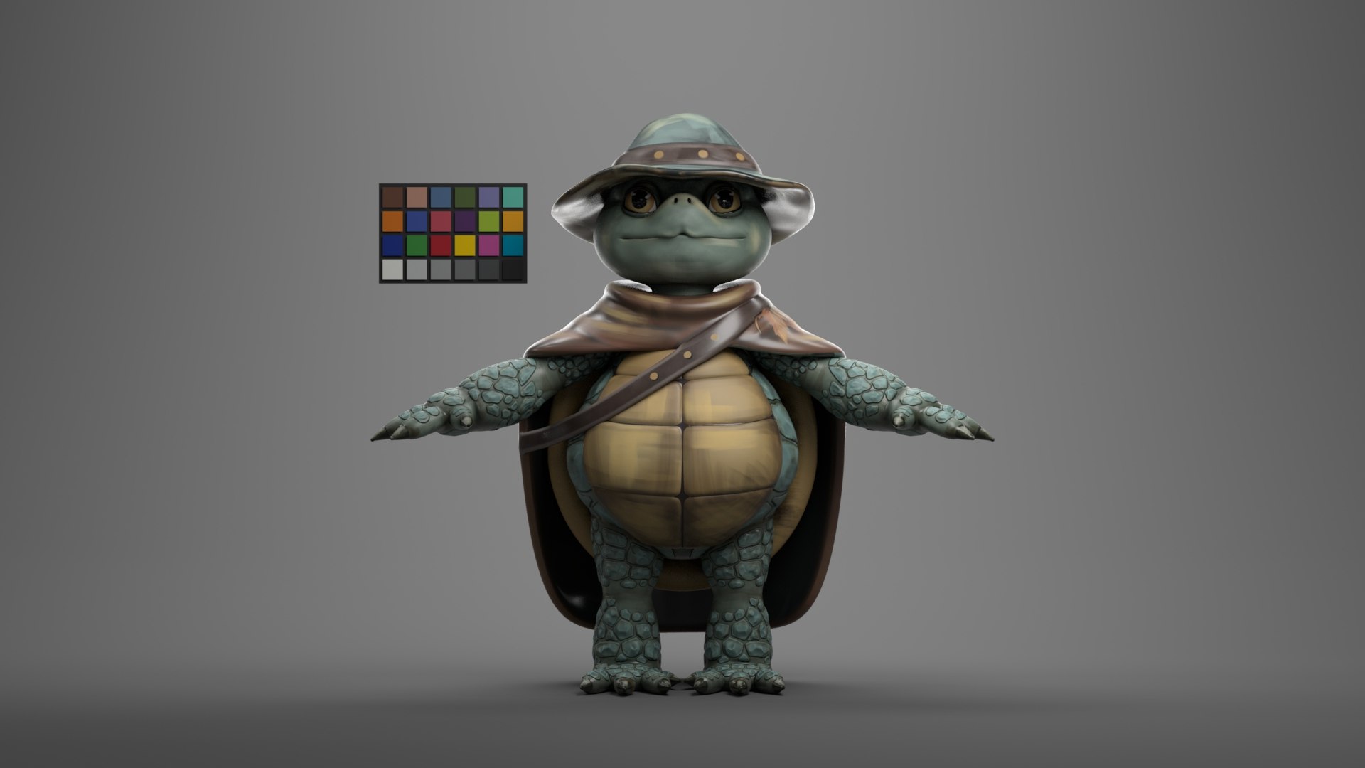 3D TURTLE 2 GAME READY CHARACTER LOW POLY RIGGED - TurboSquid 2239162