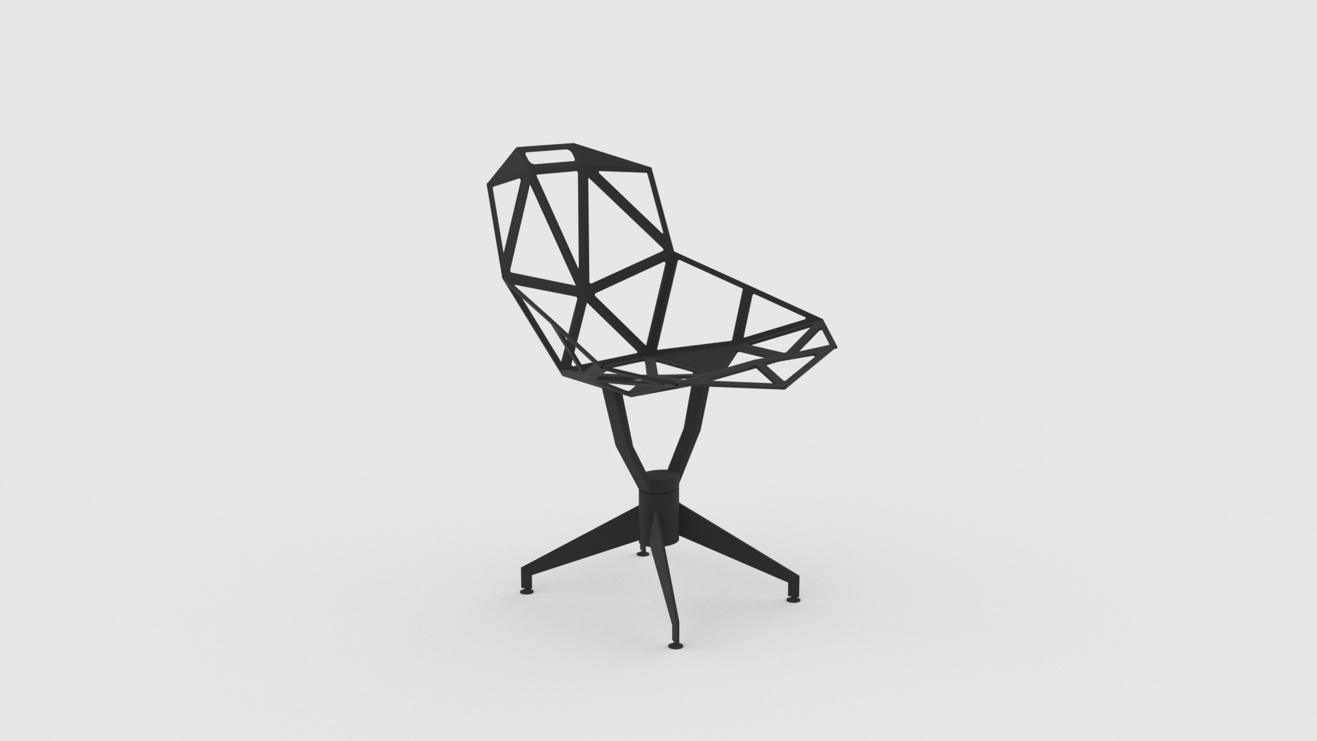Chair One 4-star 3D Model - TurboSquid 1784254