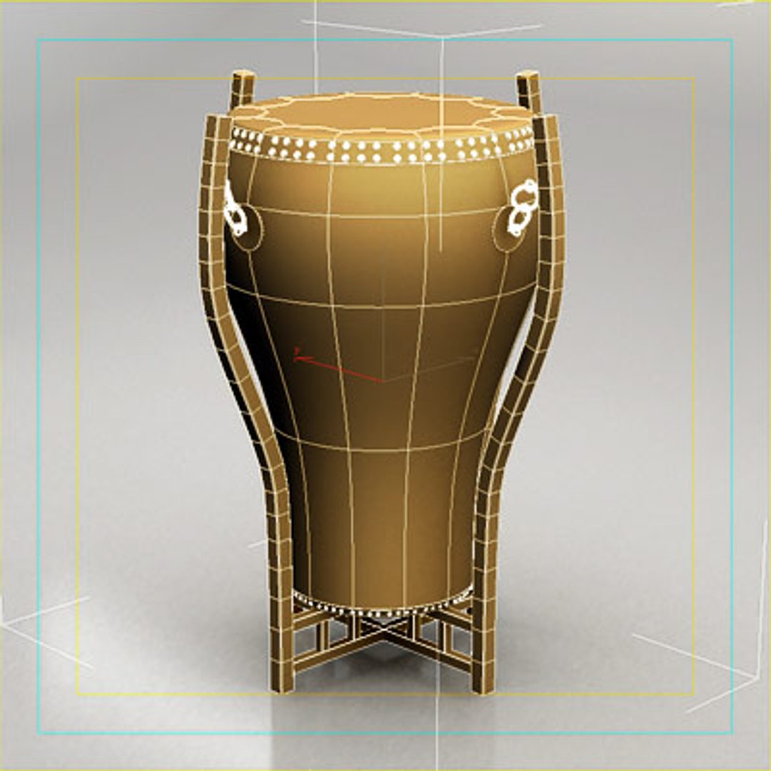 Chinese Drum 3d 3ds
