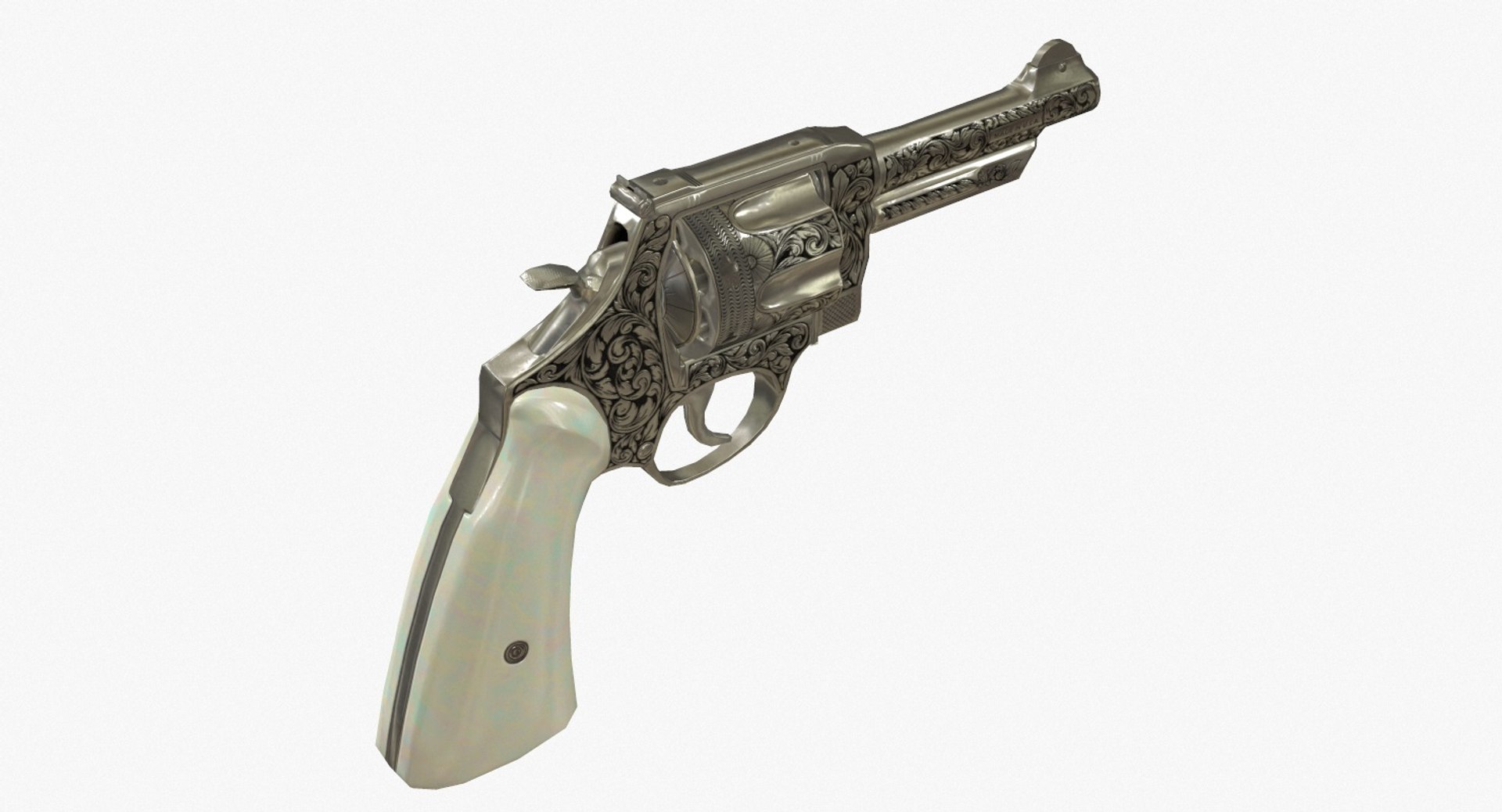 Obj Engraved Revolver