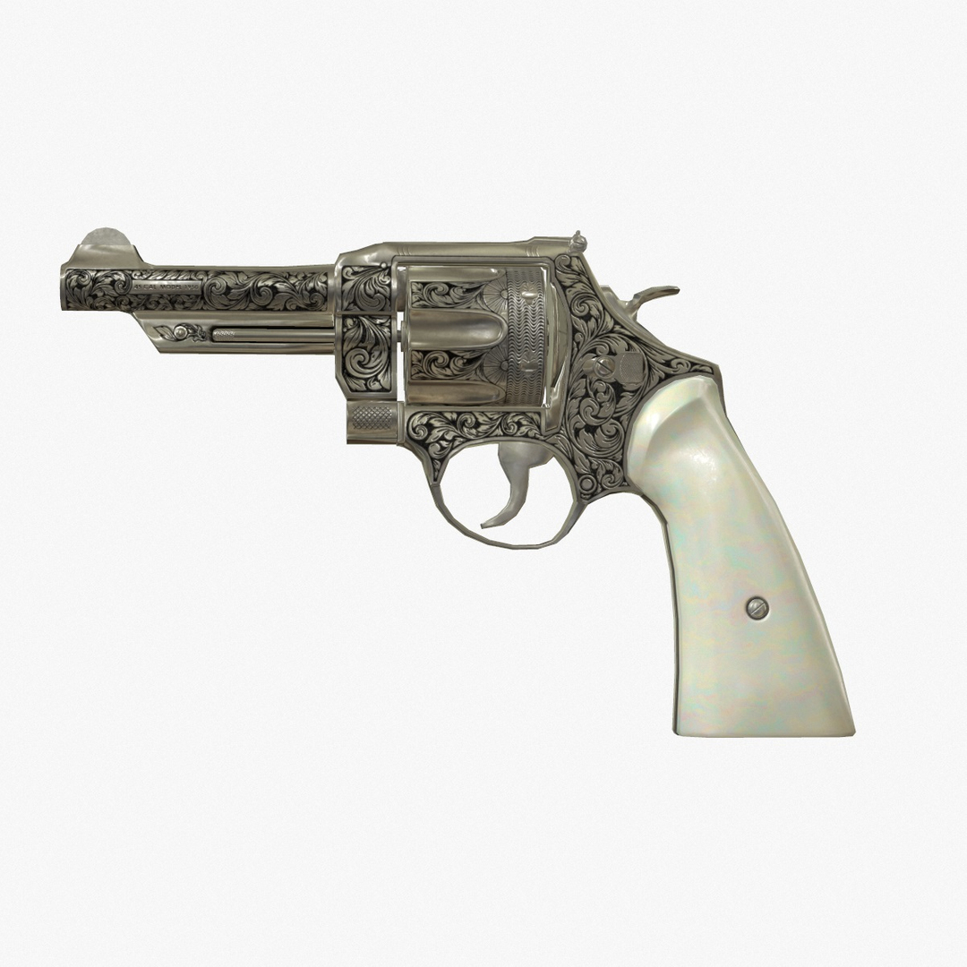 Obj Engraved Revolver