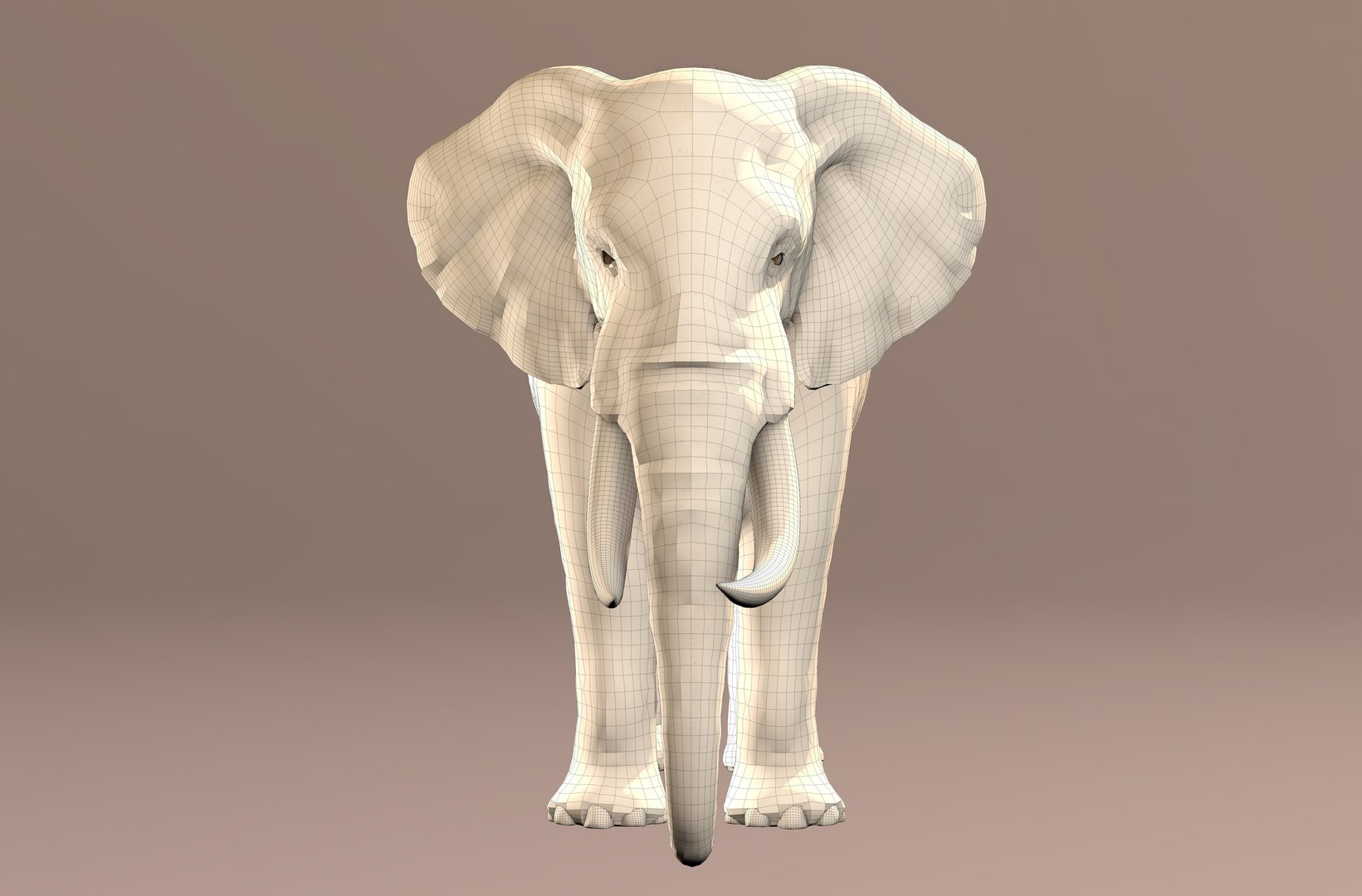 3D Elephant Realistic Model - TurboSquid 1472574