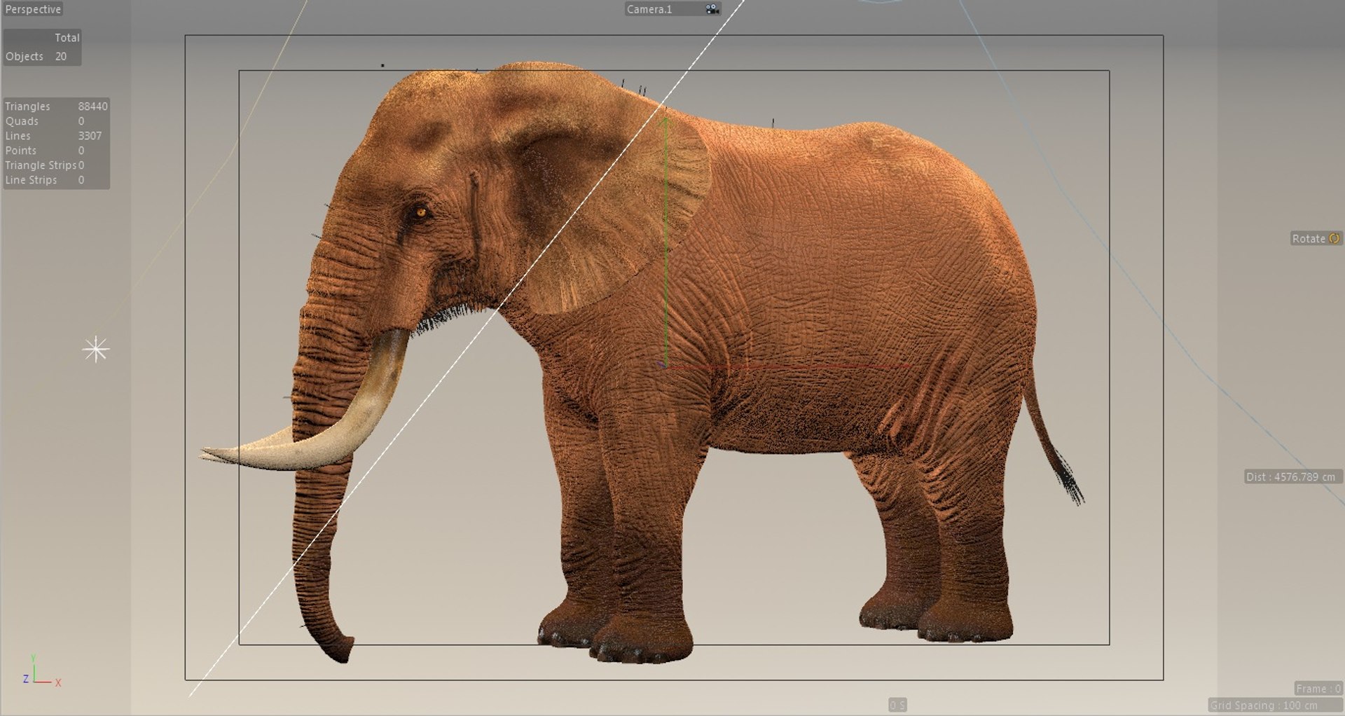 3D Elephant Realistic Model - TurboSquid 1472574