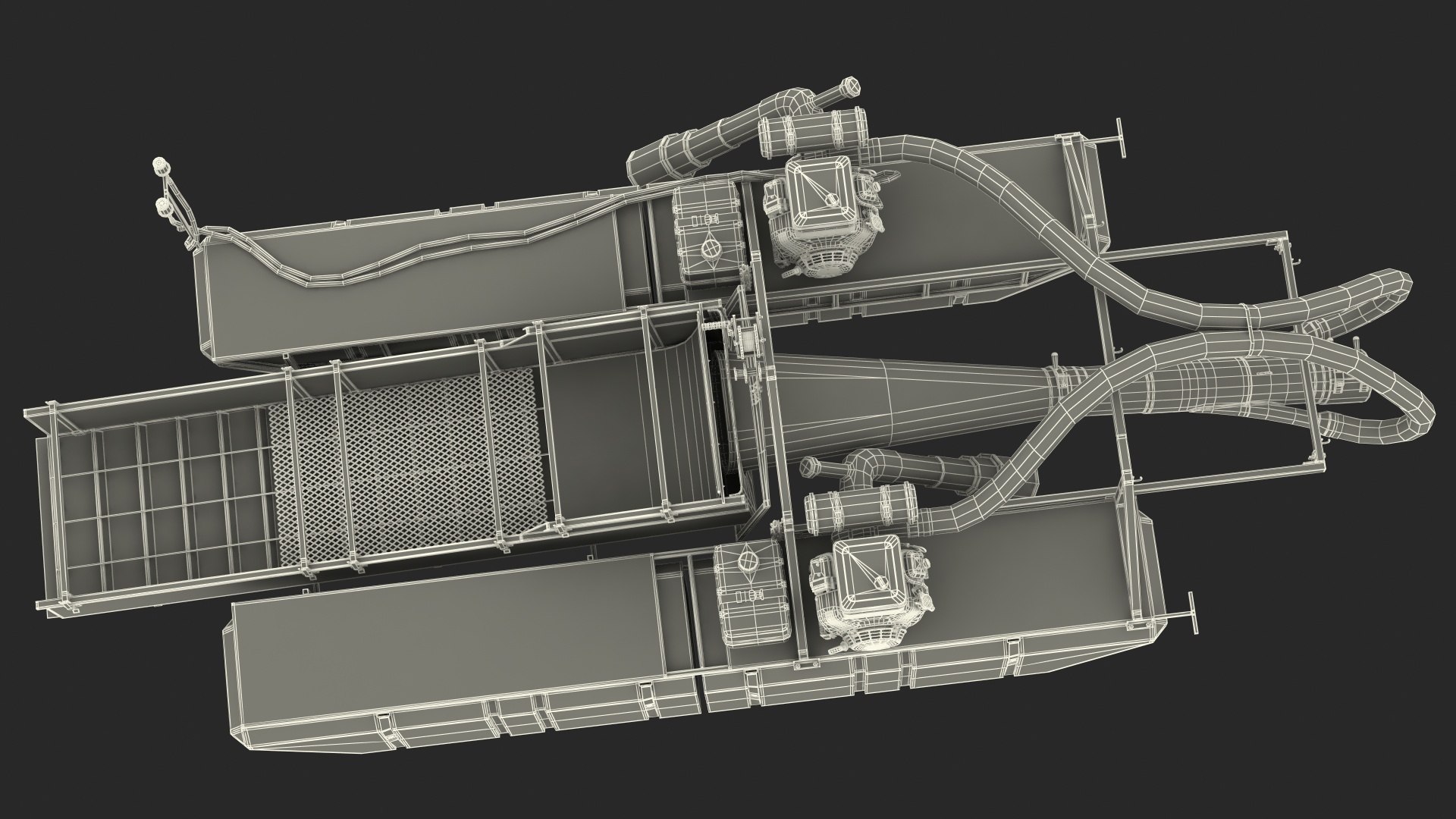 3D Small Diamond And Gold Dredger Model - TurboSquid 1980889