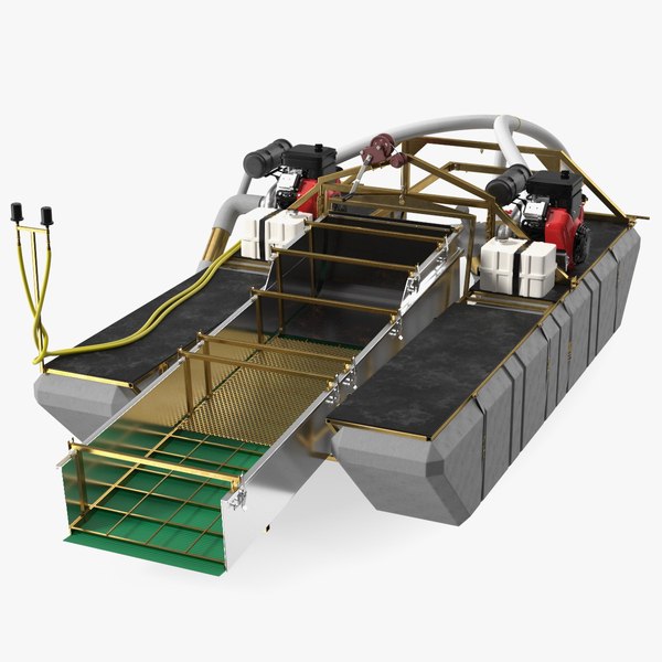 modelo 3d Small Diamond and Gold Dredger - TurboSquid 1980889