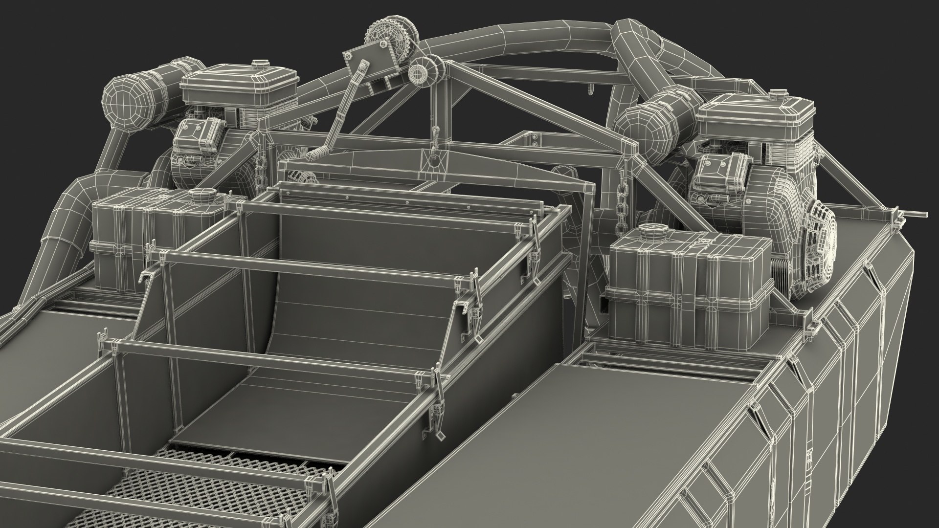 3D Small Diamond And Gold Dredger Model - TurboSquid 1980889